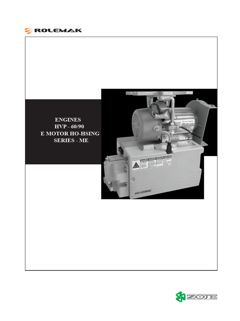 HVP and HO-HSING Motor - Instruction Manual PDF | PDF | Power ...