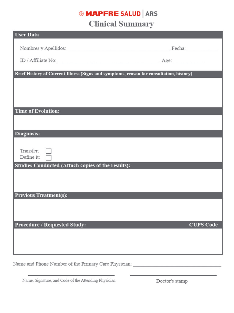 Clinical Summary | PDF