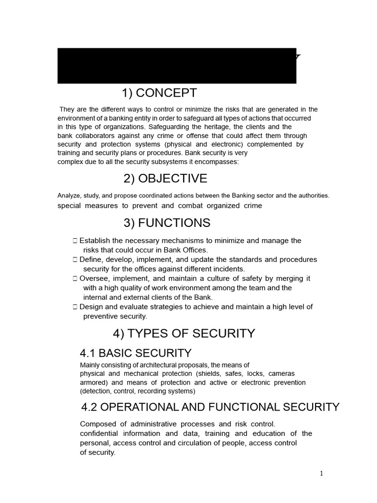 Banking Security | PDF | Safety | Securities