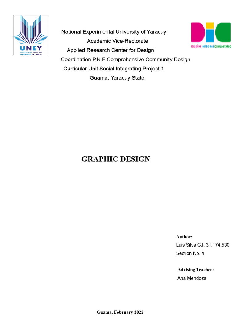 Graphic Design Monograph | PDF | Graphic Design | Communication