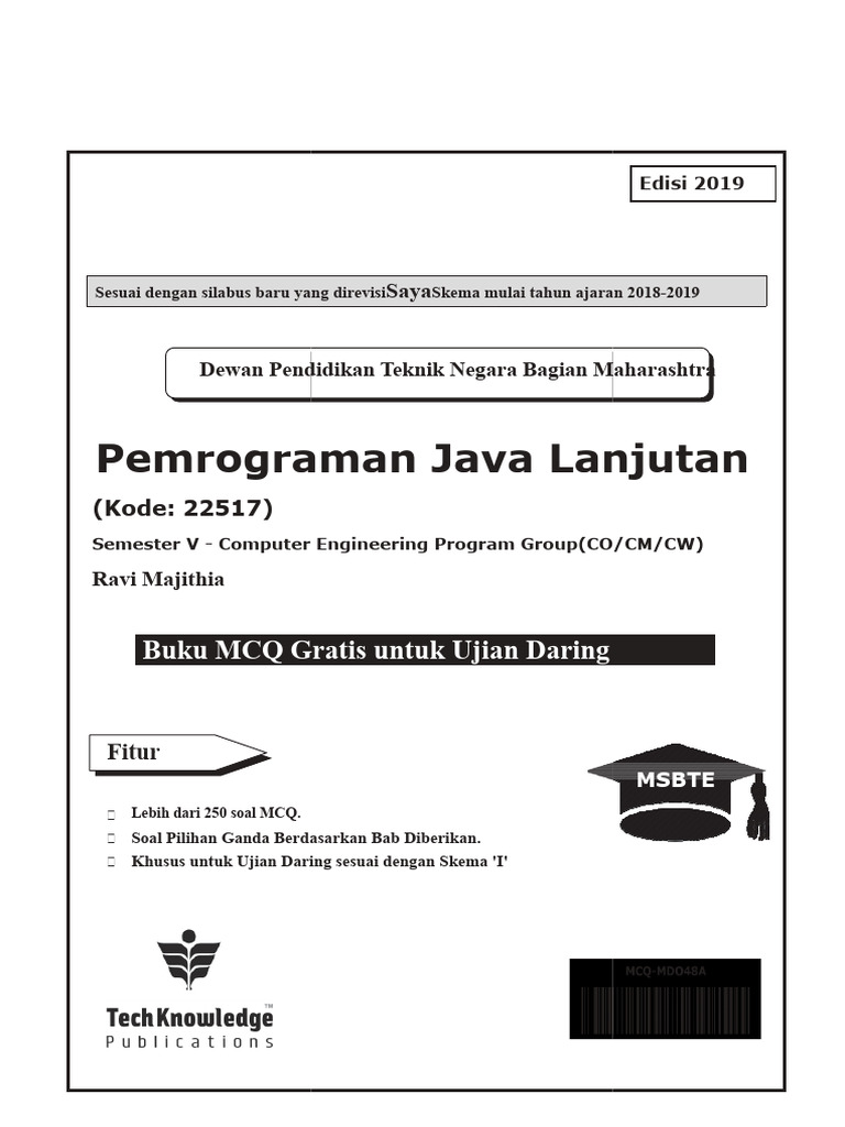 Advanced Java MCQ Min PDF | PDF