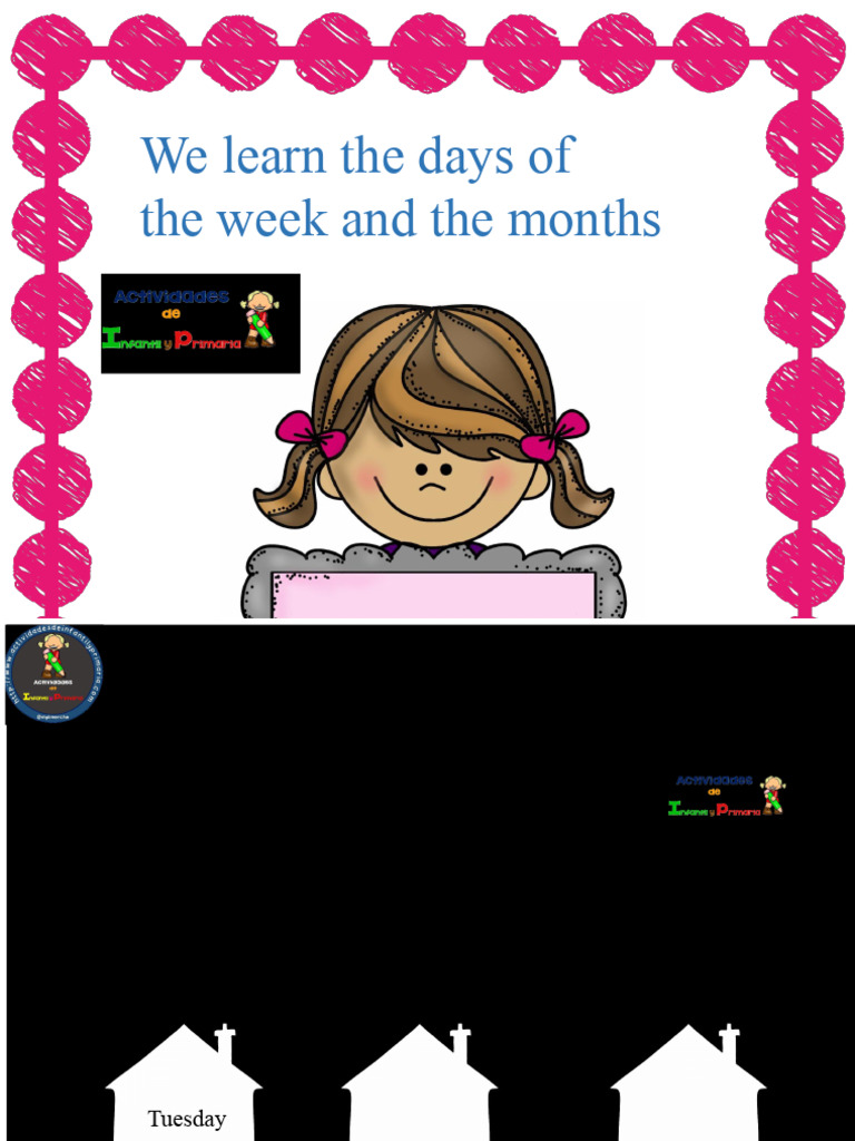 Learning Days and Months Activities | PDF