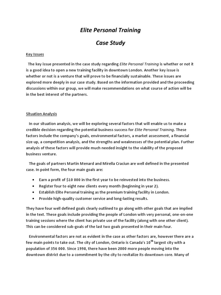 Elite Personal Training | PDF