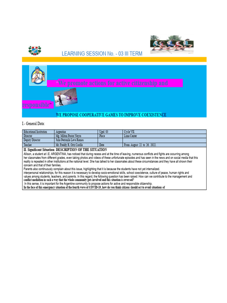 Learning Session 03 Cooperative Games | PDF | Discrimination | Cognition