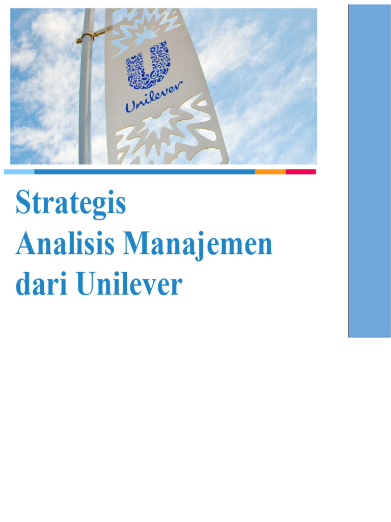 Analisis Strategis Unilever 2023 | PDF