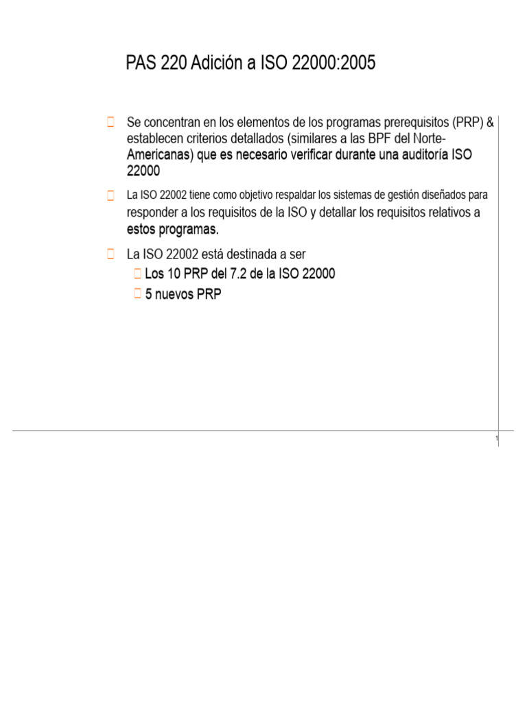 PAS 220: Requisitos para ISO 22000 | PDF | Agua | Residuos