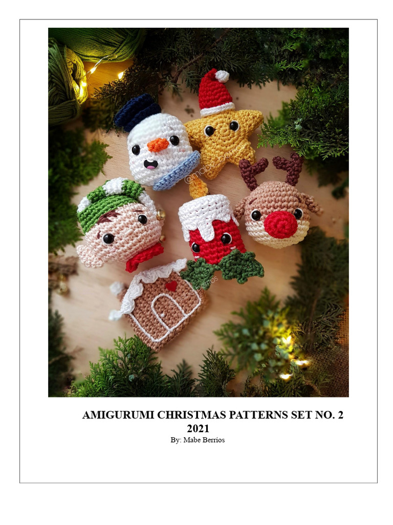 Amigurumi Christmas Patterns Set 2 | PDF | Yarn | Crochet