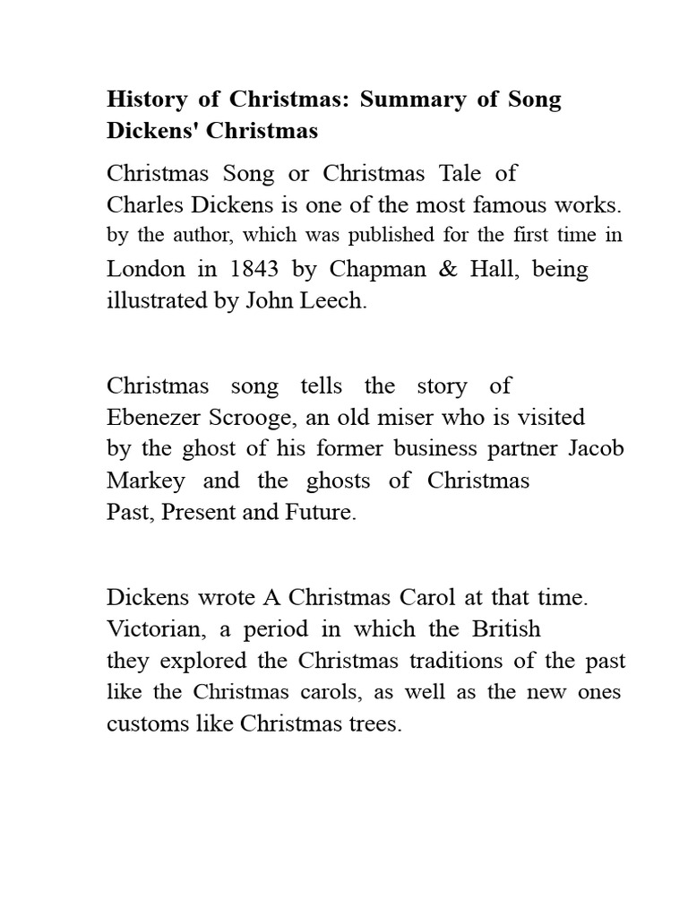 A Christmas Carol: Dickens' Legacy | PDF | A Christmas Carol | Ebenezer ...