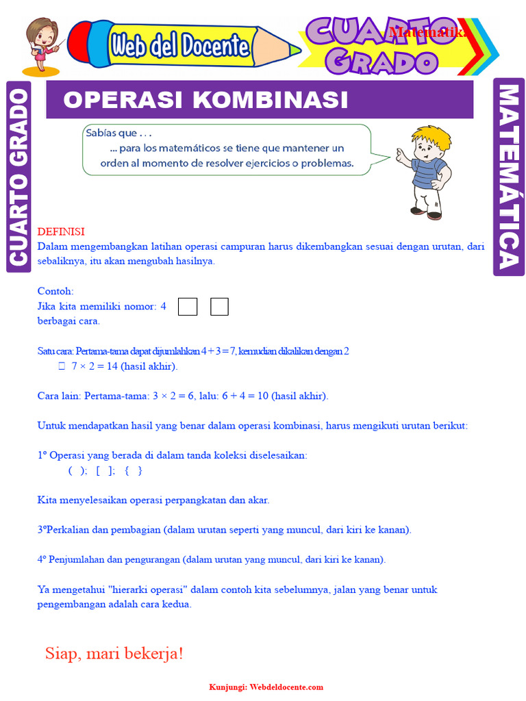 Latihan Operasi Kombinasi | PDF