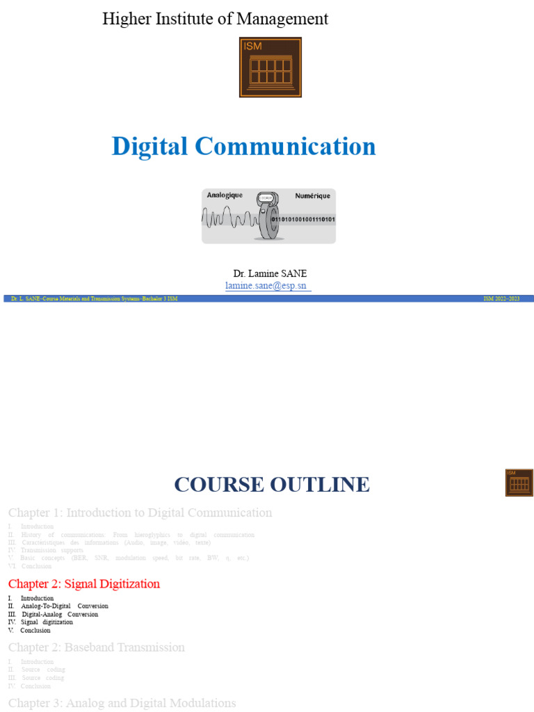 Chapter 2 Digital Communication | PDF | Analog To Digital Converter ...