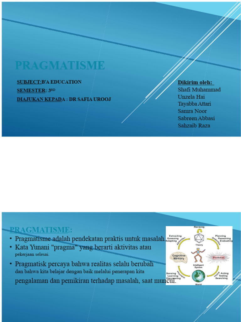 ppt pragmatisme | PDF
