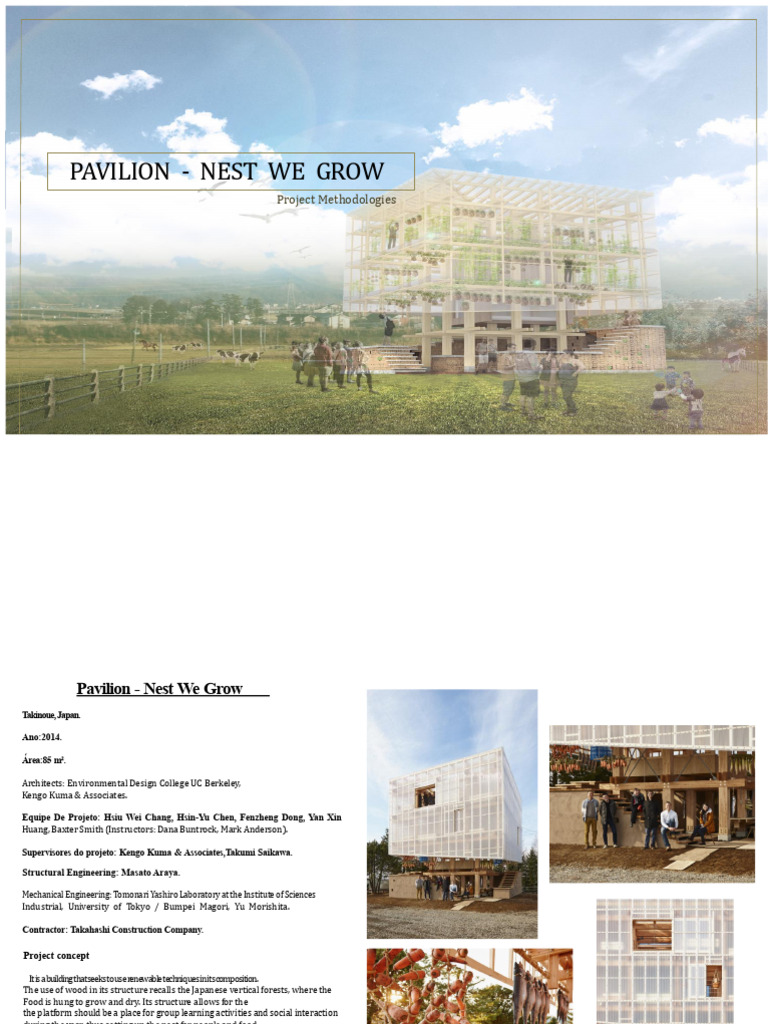 Nest We Grow Pavilion | PDF | Column