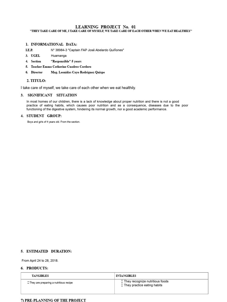 Final Learning Project | PDF | Foods | Nutrition