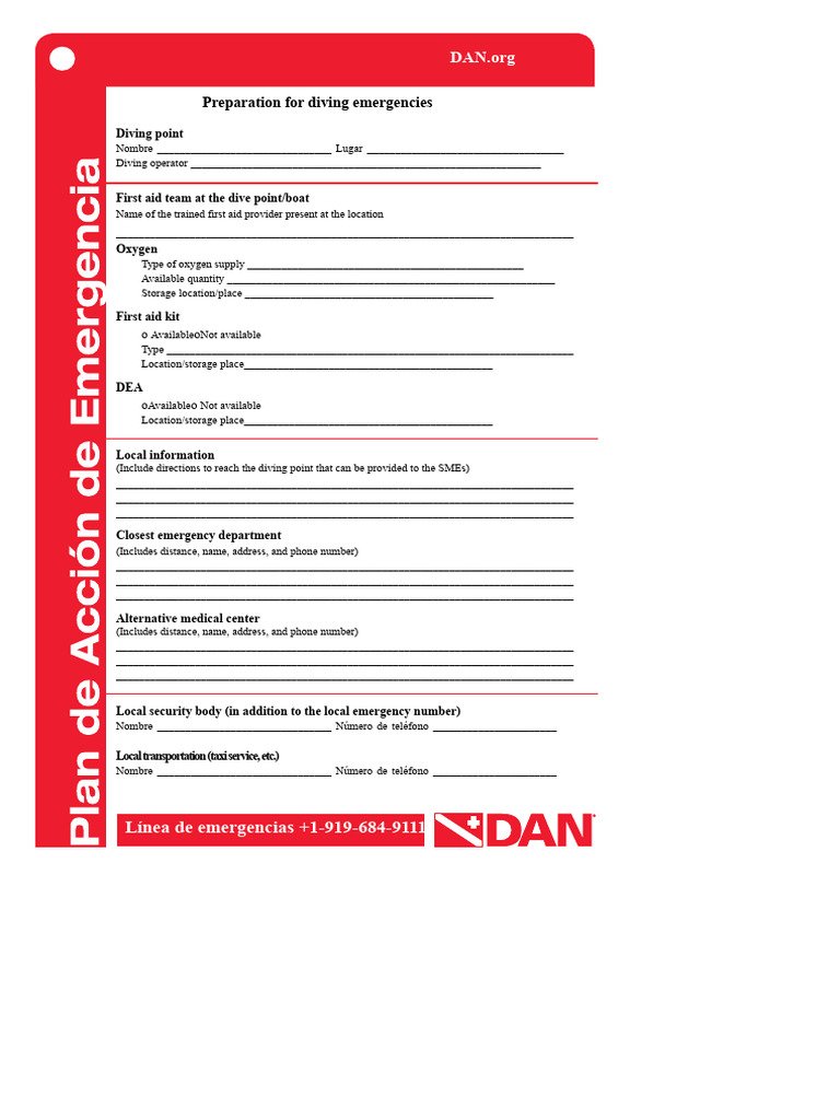 Diving Emergency Preparedness Guide | PDF | Underwater Diving | Emergency