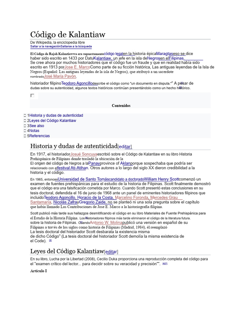 Código de Kalantiaw | PDF