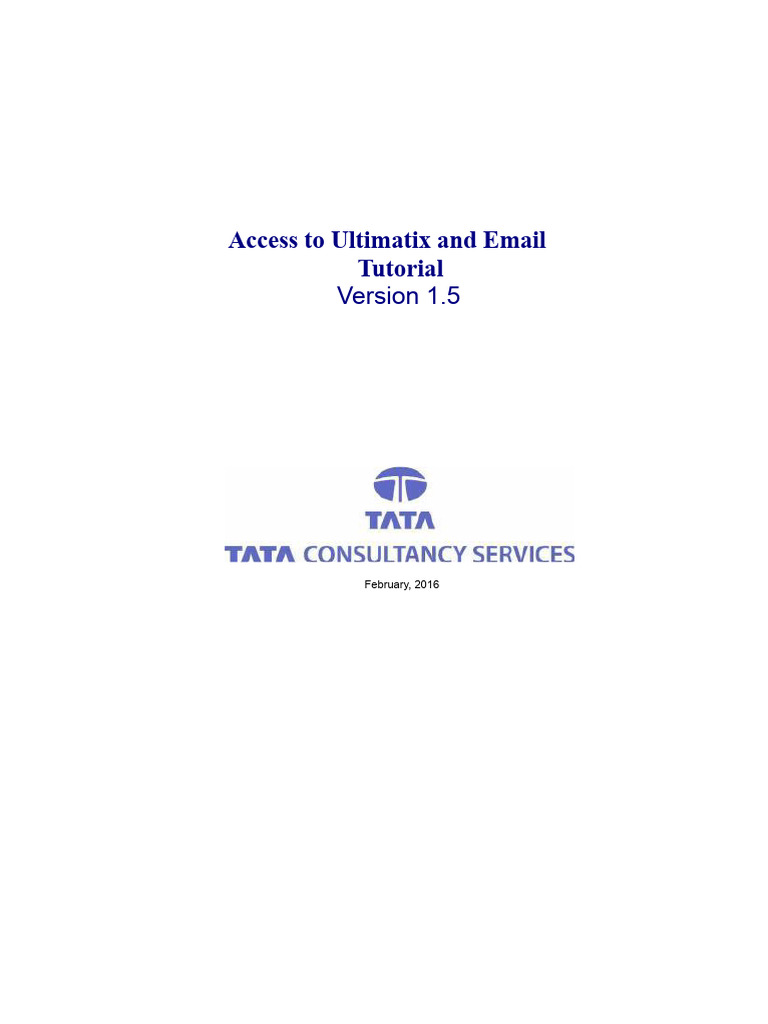 Ultimatix Manual | PDF | Password | Internet
