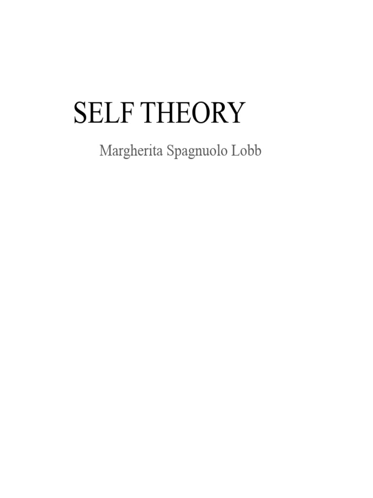 Self Theory | PDF | Gestalt Therapy | Experience
