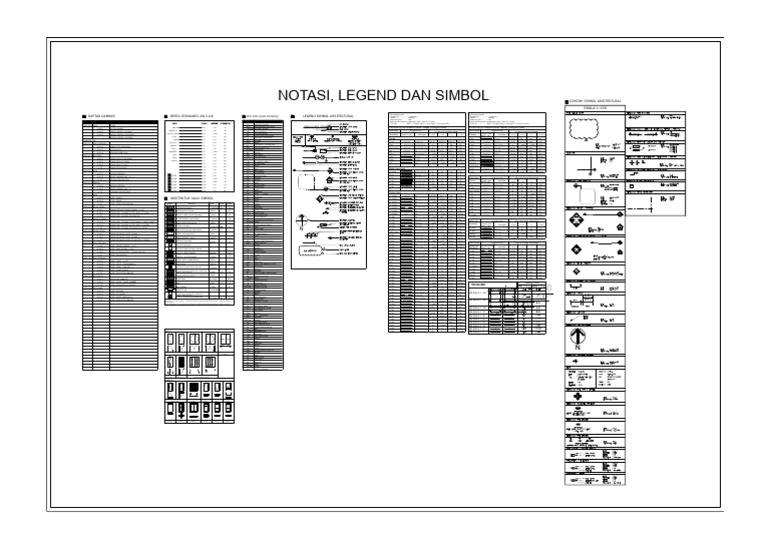 Notasi Jendela Autocad Arsitektur | PDF