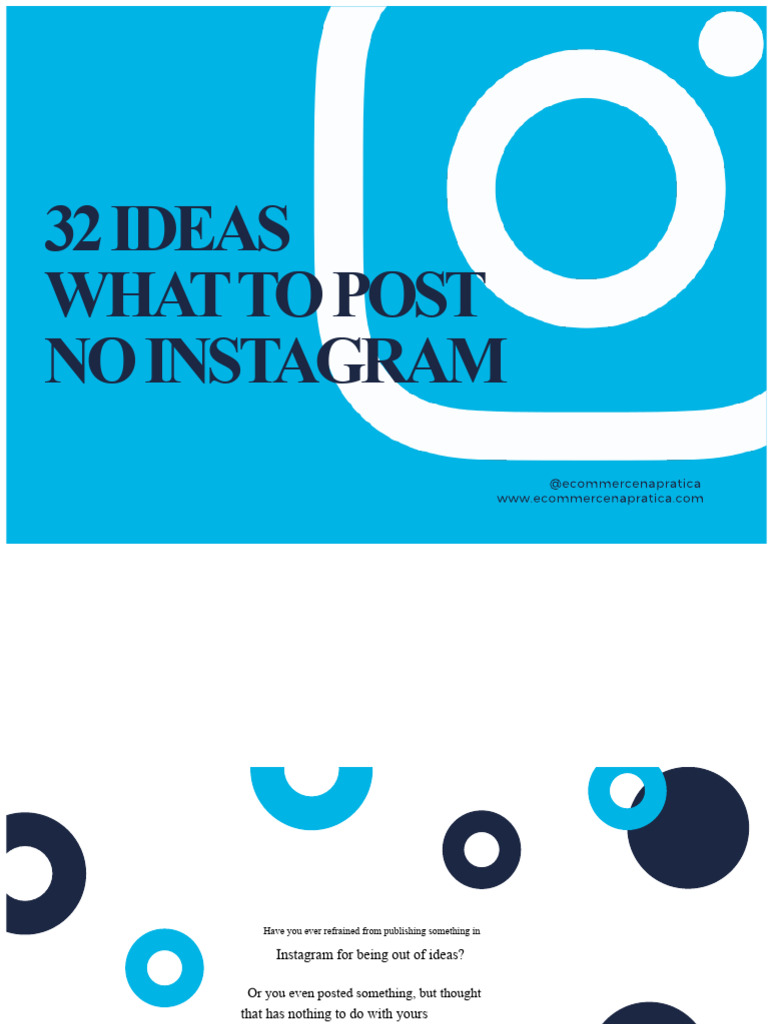 32 Engaging Instagram Post Ideas | PDF | Brand | Social Media