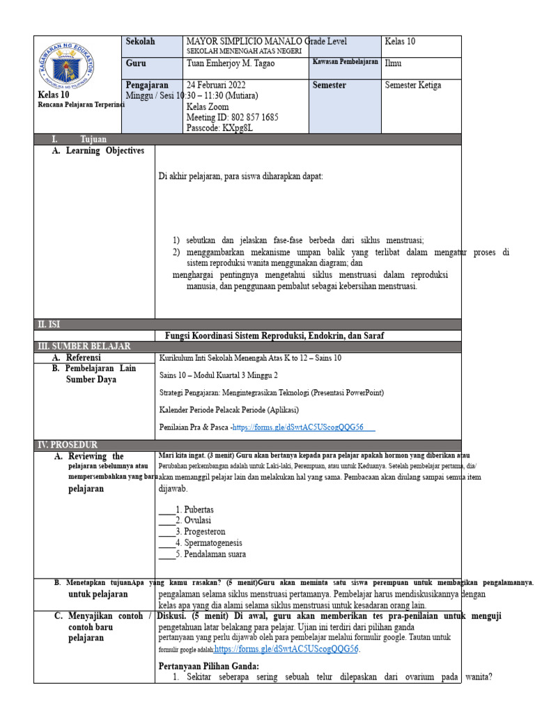 G10-Sains-DLP-COT | PDF