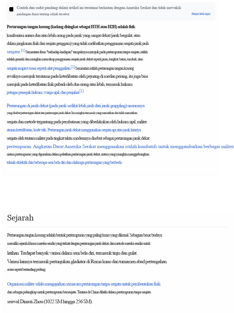 Pertarungan tangan kosong.pdf | PDF