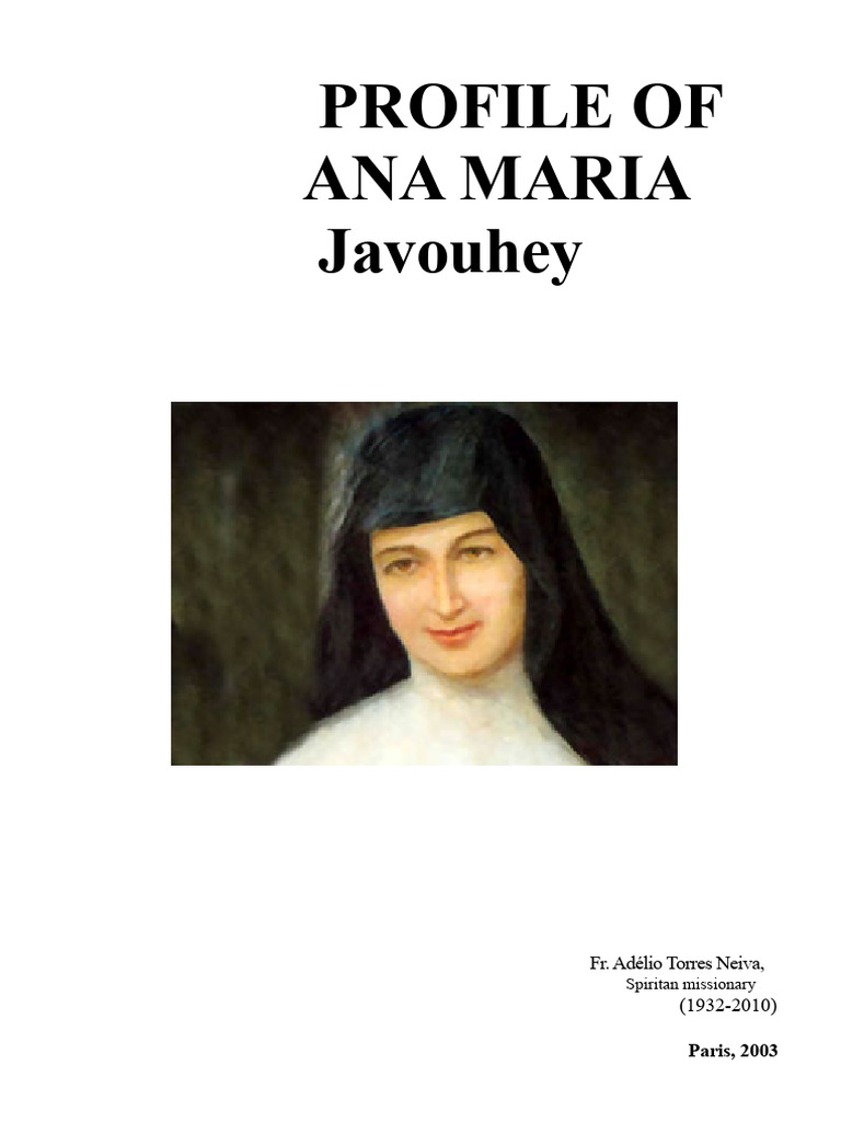 Profile of Ana Maria Javouhey | PDF | Forgiveness | God