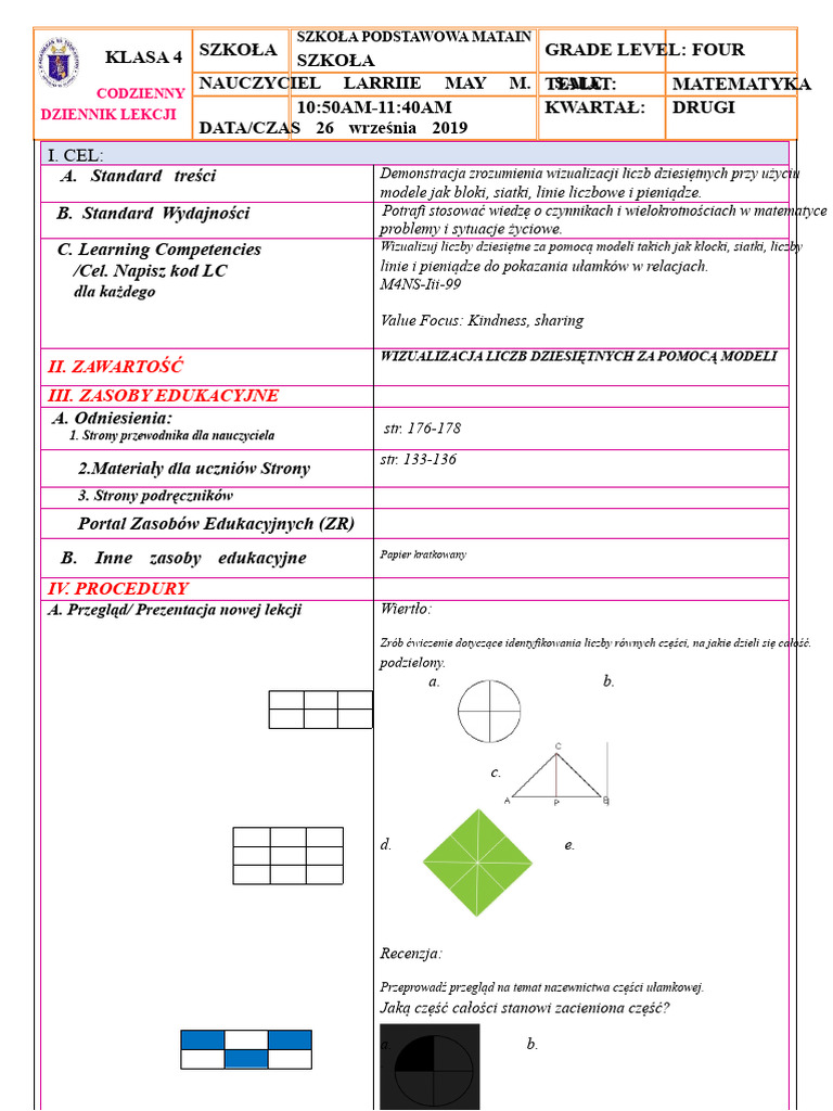 DLL MATEMATYKA COT | PDF