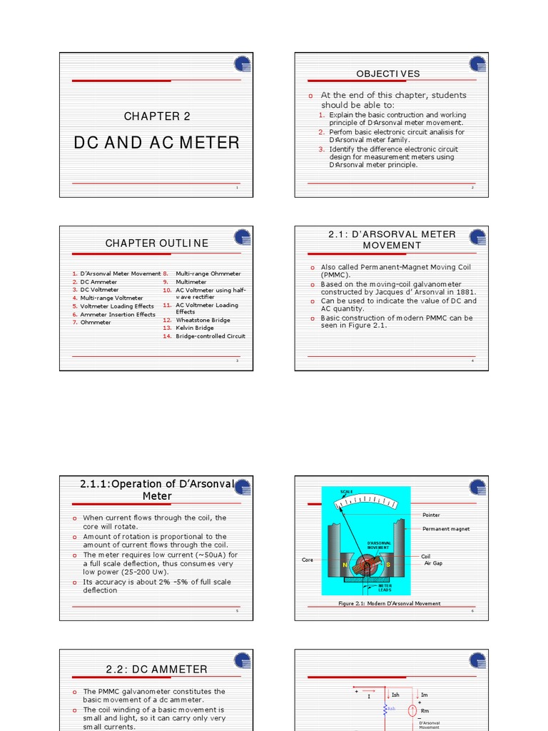 Ac Voltmeter Using Half Wave Rectifier