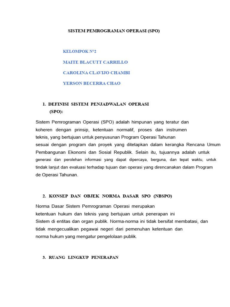 Panduan Sistem Pemrograman Operasi | PDF