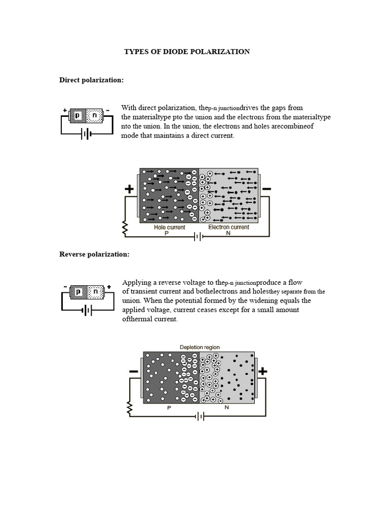 Types of Diode Polarization | PDF