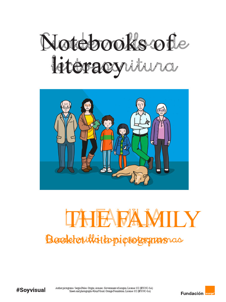 Workbook Reading and Writing. The Family. Arasaac Pictograms | PDF ...