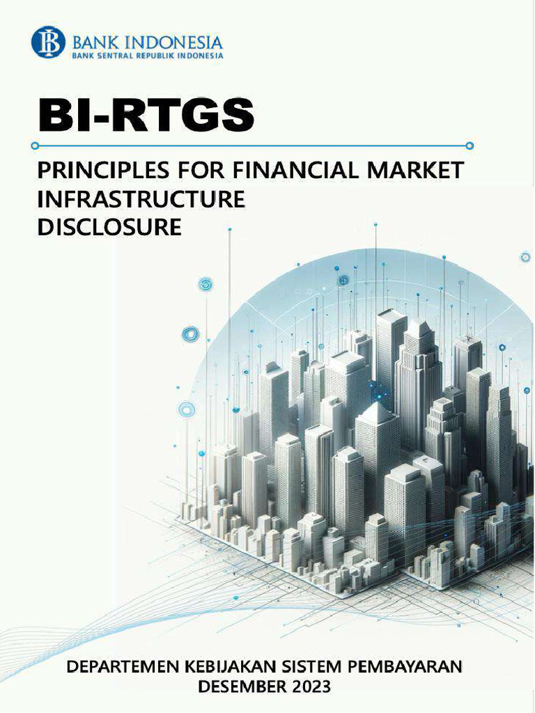 PFMI Disclosure Sistem BI RTGS 2023 | PDF