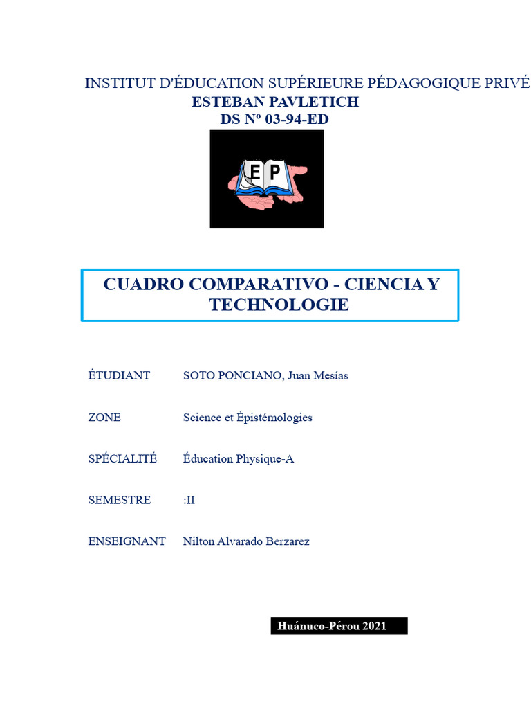 Comparaison Science et Technologie | PDF | Science | Méthode scientifique