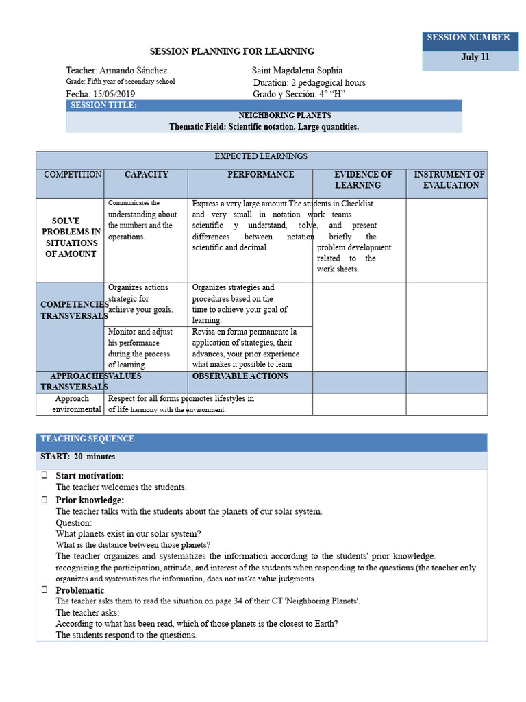 Scientific Notation | PDF | Planets | Mercury (Planet)