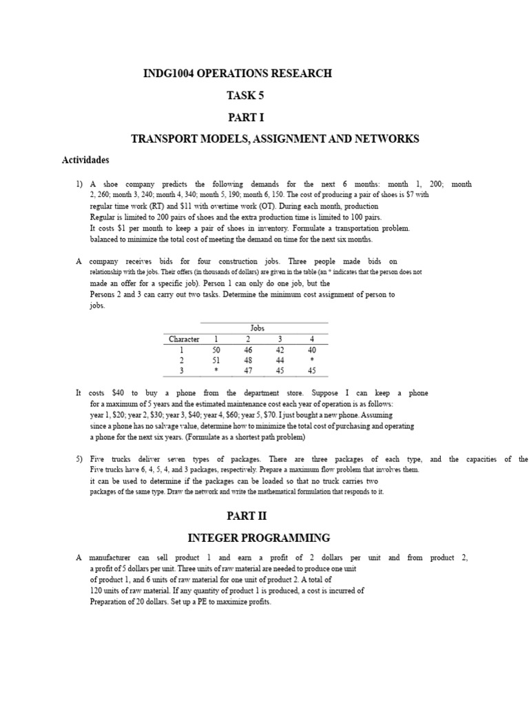Operations research | PDF | Applied Mathematics