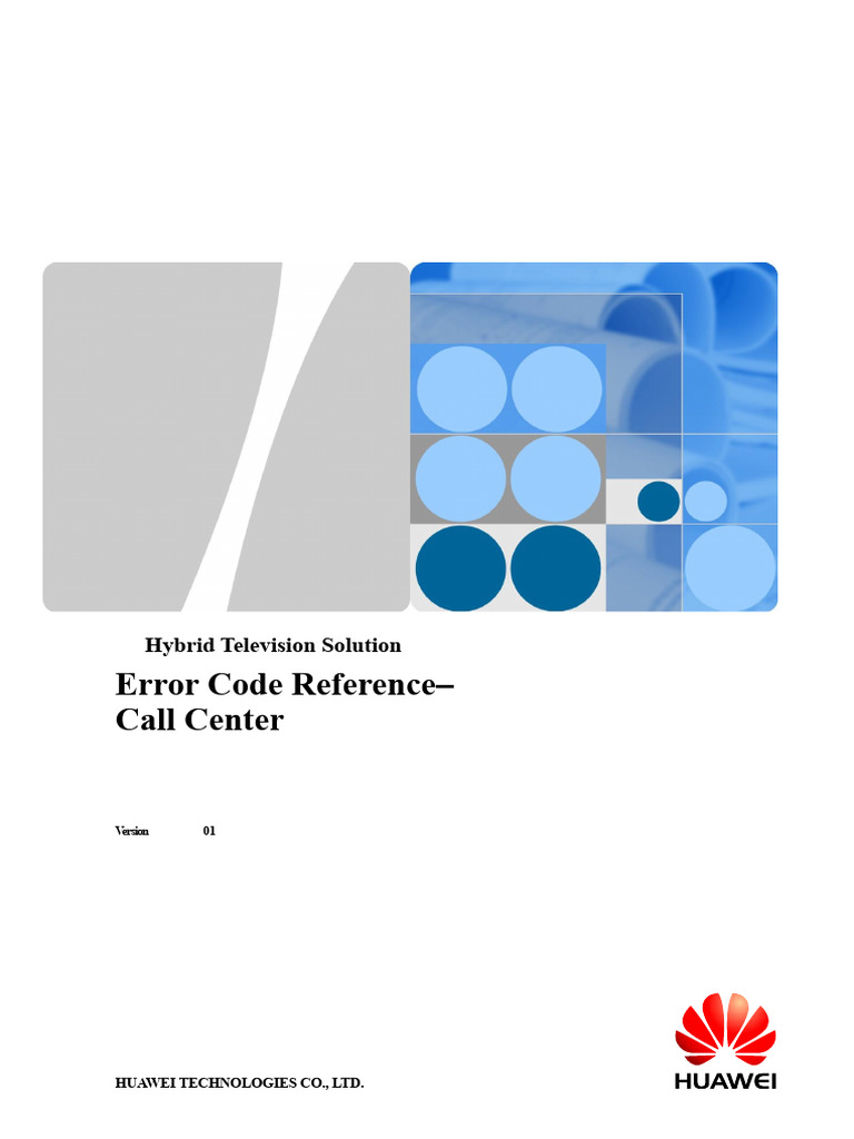 Hybrid Television Solution - Error Code Reference - Call Center - V1 | PDF | Set Top Box ...