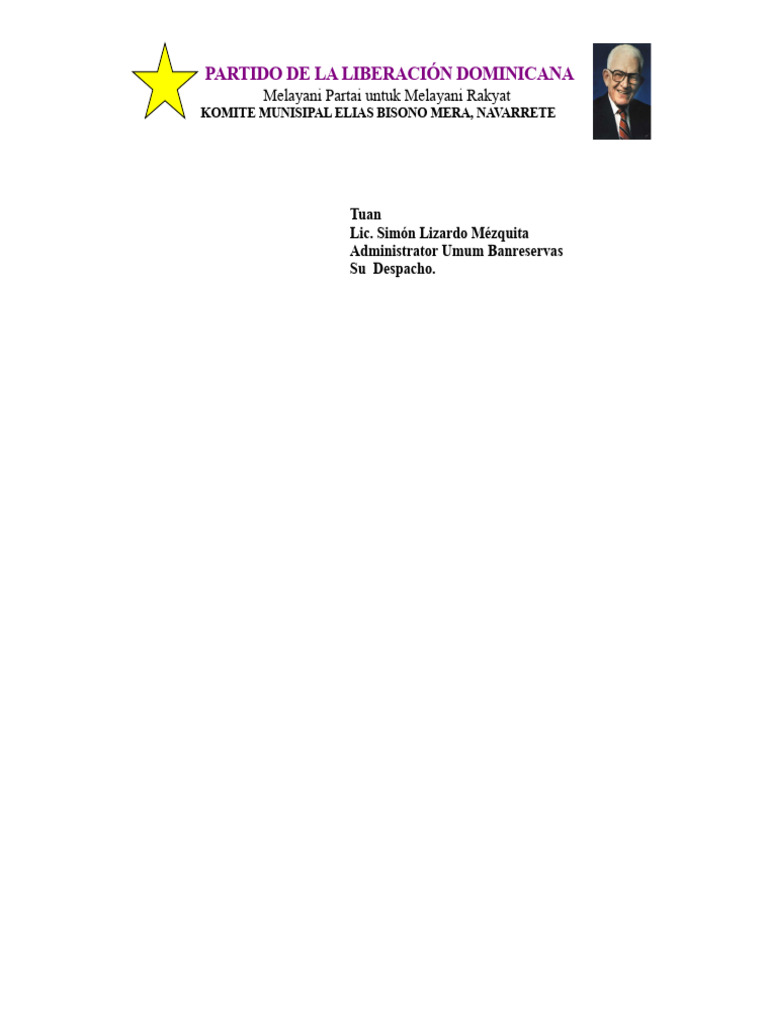 Surat Kerja Model Banreservas Pld 29-12-2017 | PDF