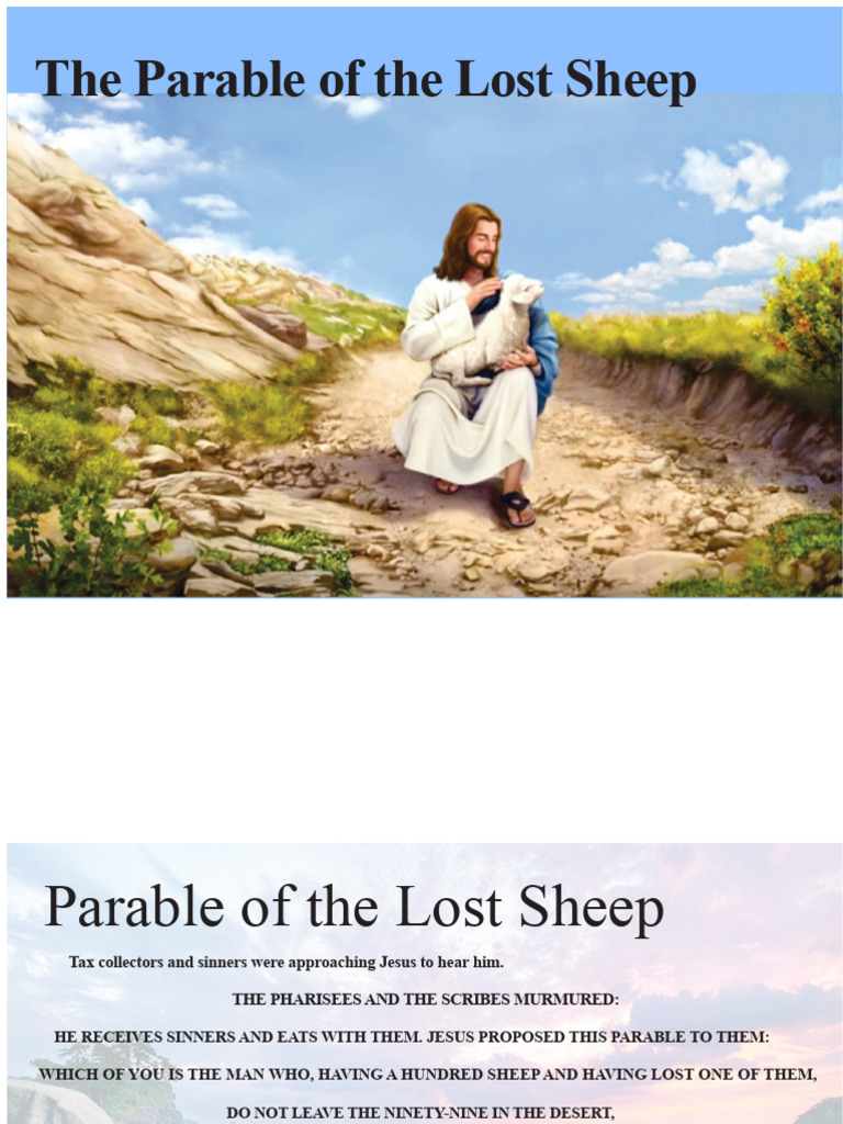 The Parables of Jesus: The Lost Sheep | PDF | Jesus | Parables Of Jesus