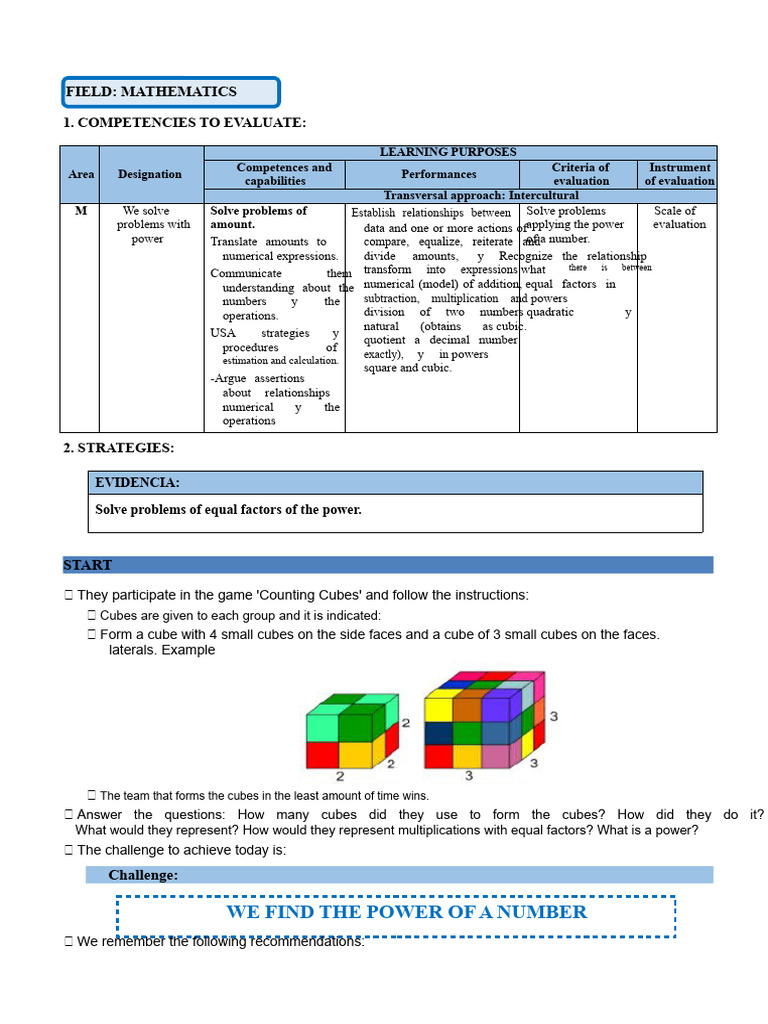 We Solve Problems With Mathematical Power | PDF | Numbers | Mathematics
