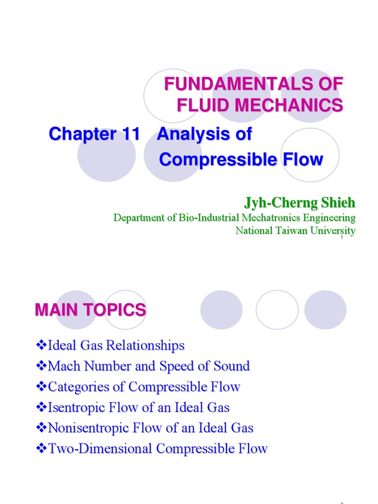 Fluid 11 | PDF | Mach Number | Compressible Flow