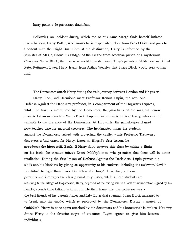 Harry Potter and the Prisoner of Azkaban | PDF | High Fantasy | Harry ...