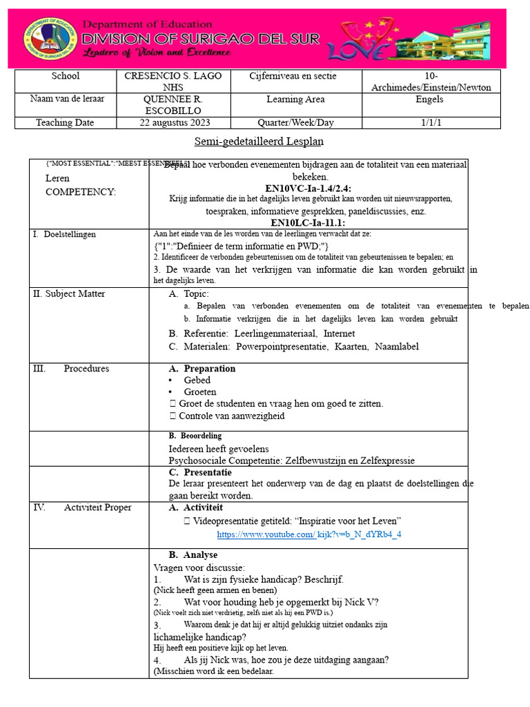Week 1 Dag 1 | PDF