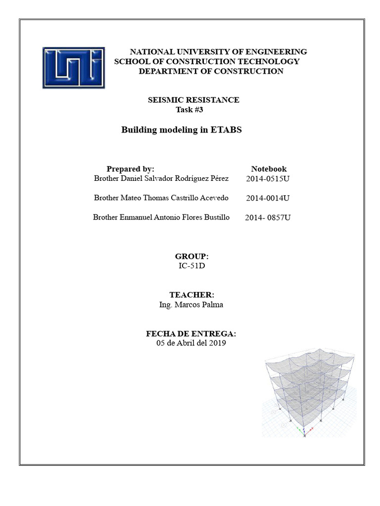 Spectral Modal Analysis | PDF | Structural Load | Concrete