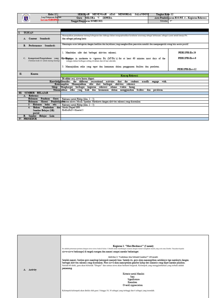 Dlp No. 01hope4 Final | PDF