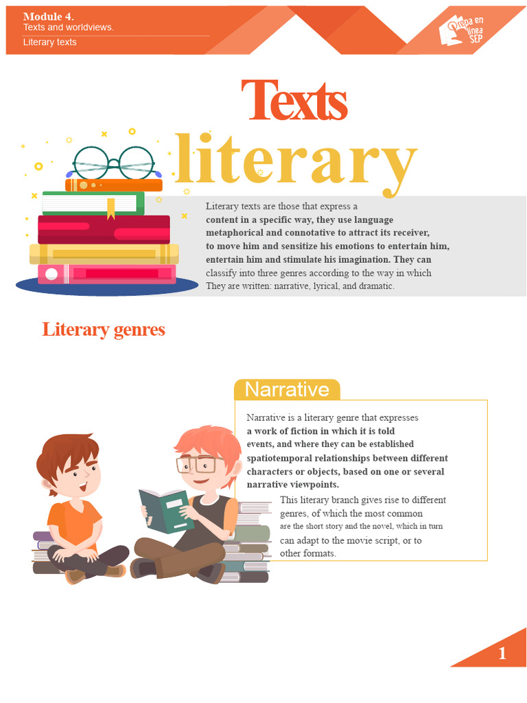 M04 - S1 - Literary Texts - PDF - Regular PDF | PDF | Poetry | Narrative