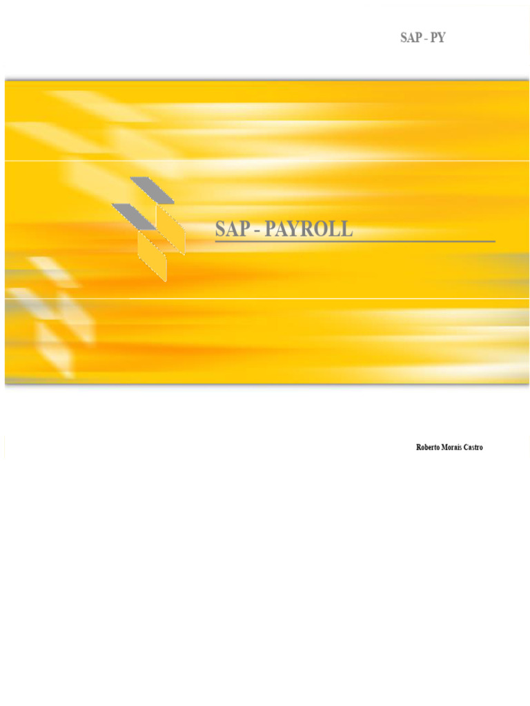 SAP Payroll Processing Guide for Brazil | PDF | Payroll Tax | Payroll