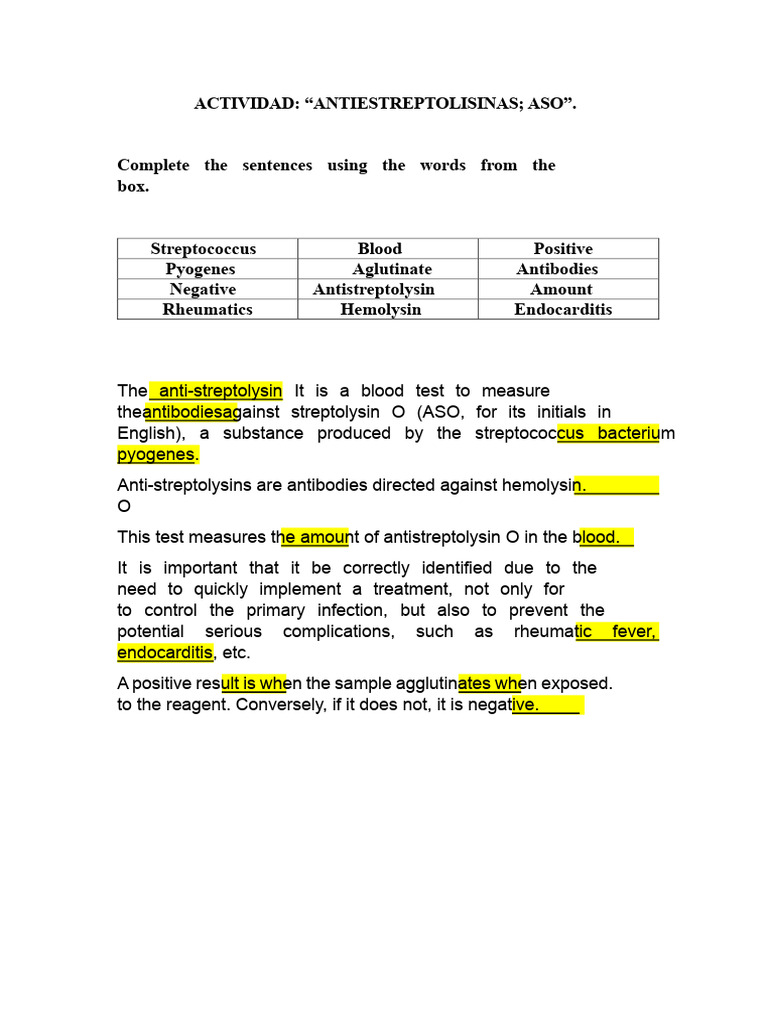 ASO Activity. | PDF