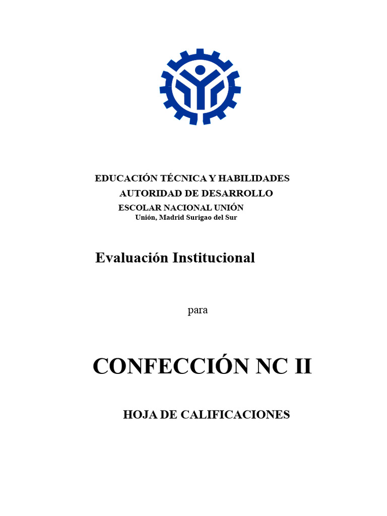 Herramientas de Evaluación Institucional de Wendy | PDF | Textiles ...