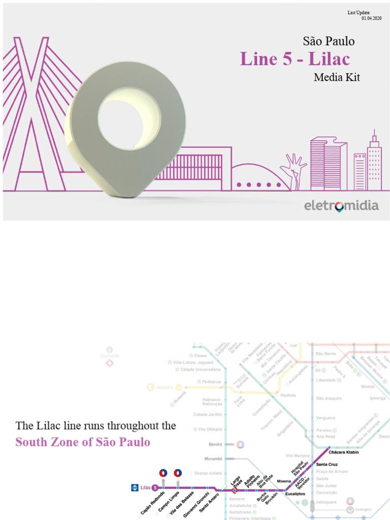 Eletromidia Media Kit - Line 5 Lilacs - 2020 | PDF | Pixel | Computer ...