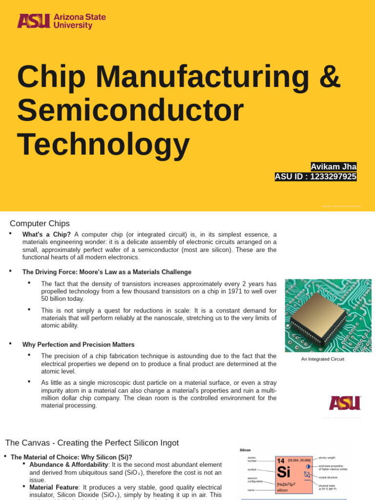 Chip Manufacturingand Semiconductor Tec | PDF | Field Effect Transistor ...